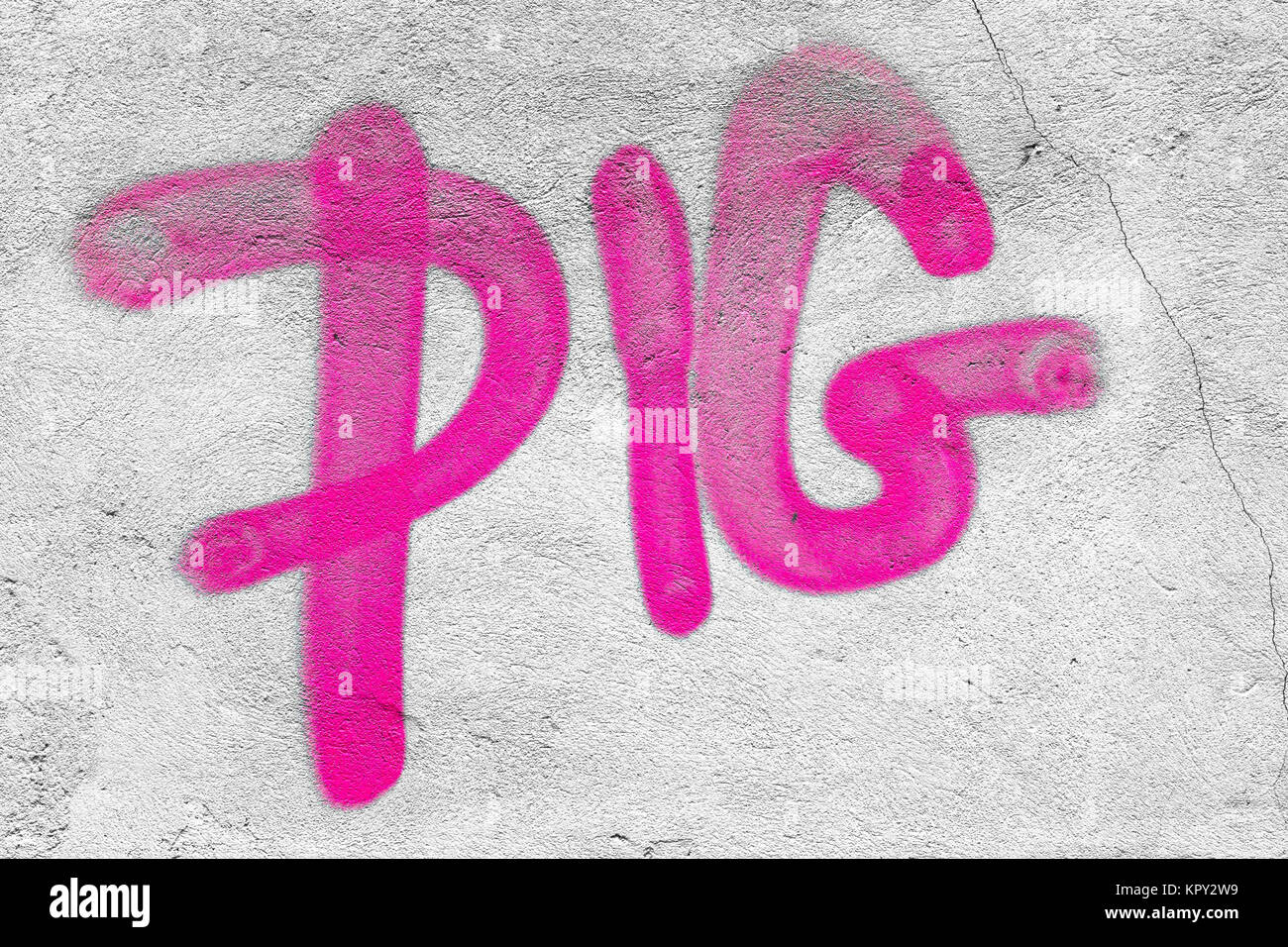Graffiti Wall Pig High Resolution Stock Photography and Images - Alamy