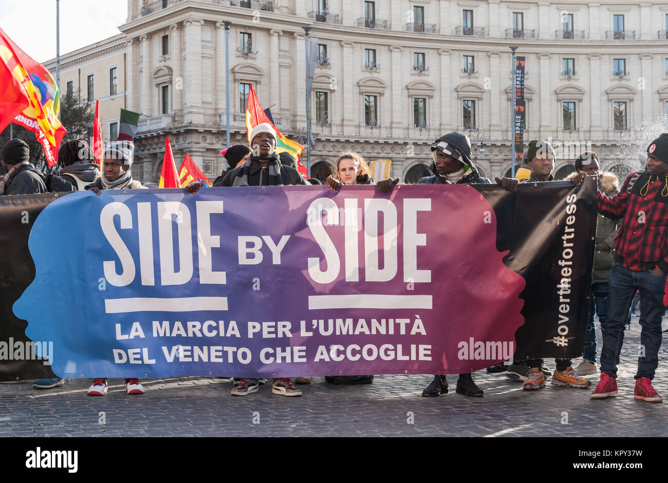 Rome, Italy. 16th Dec, 2017. Thousands of people from all over Italy ...
