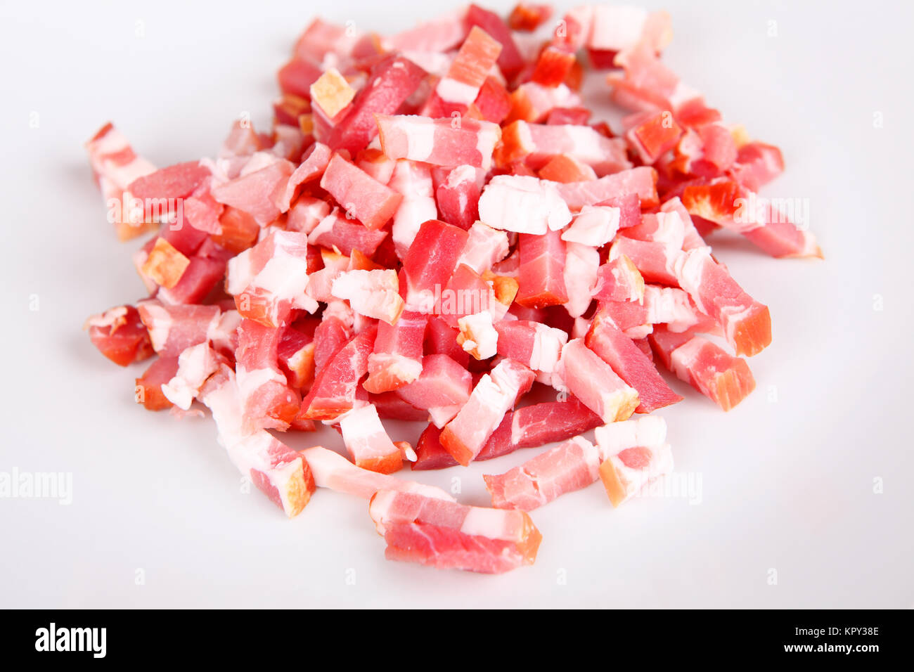 Bacon in strips Stock Photo - Alamy