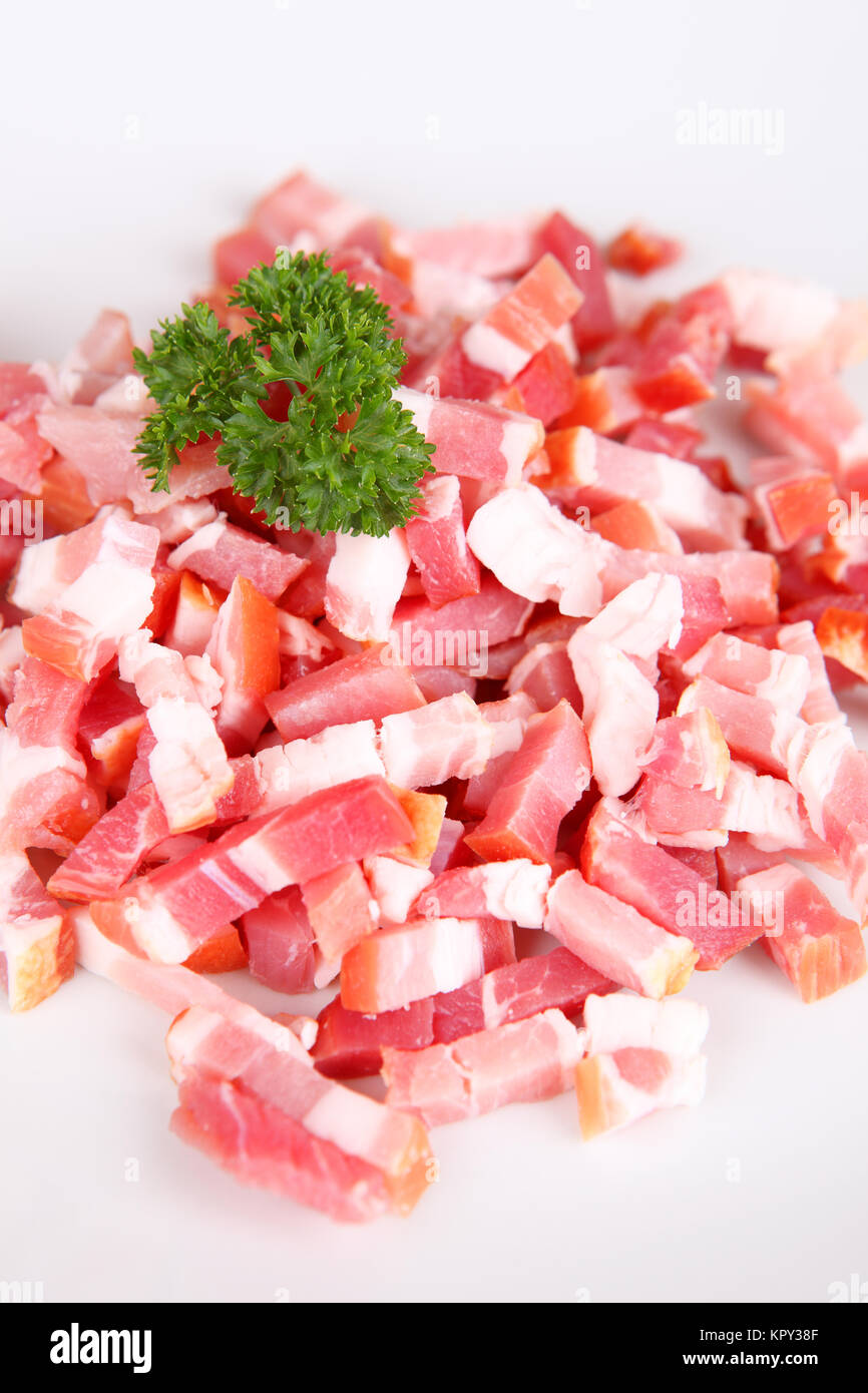 Bacon in strips Stock Photo - Alamy