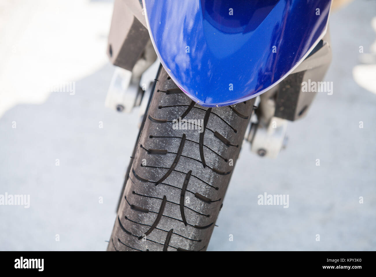 Motorcycle wheel detail Stock Photo - Alamy