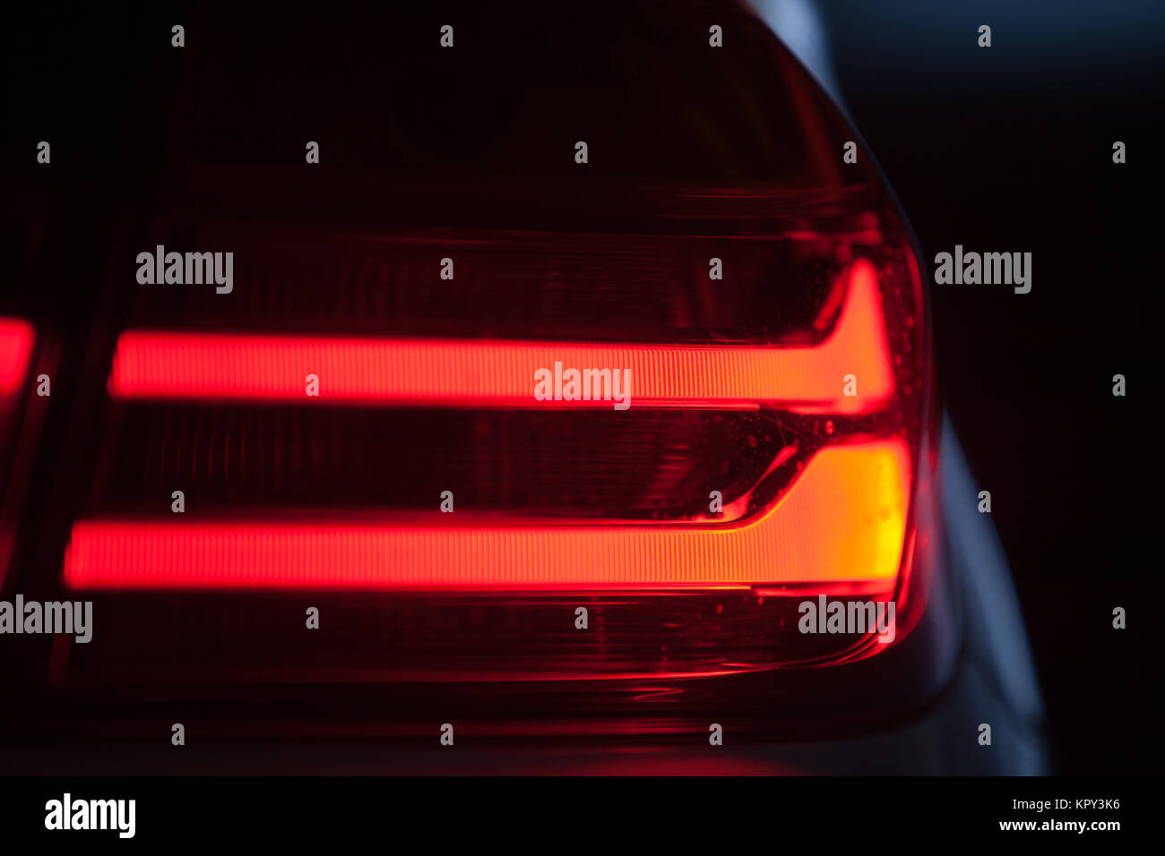 Rear light of a car Stock Photo - Alamy