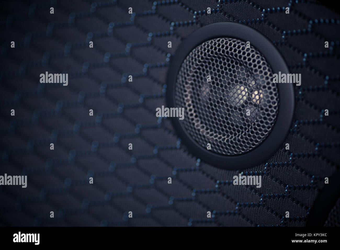 Car speaker detail Stock Photo - Alamy