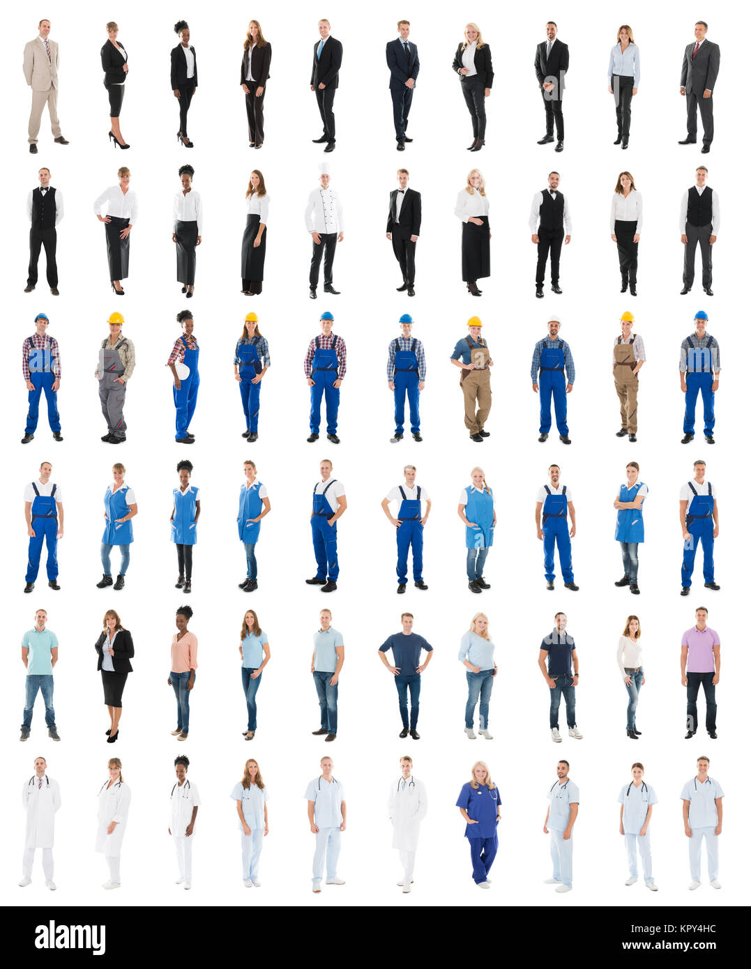 Woman people different occupations set hi-res stock photography and ...