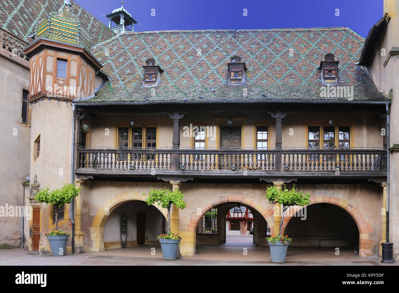 the department store or former customs office in colmar Stock Photo - Alamy