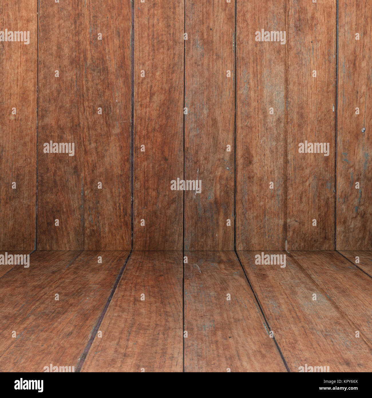 Perspective floor with wood panel background hi-res stock photography ...