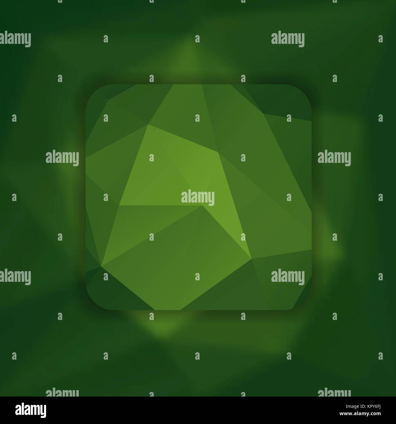 Abstract green modern polygonal background Stock Photo - Alamy