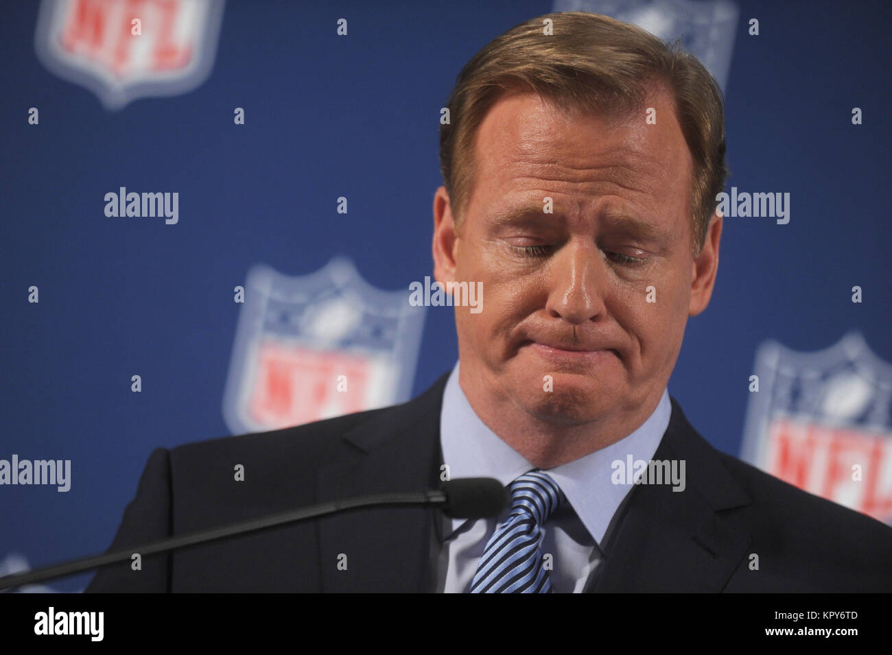 NEW YORK, NY - SEPTEMBER 19: National Football League commissioner ...