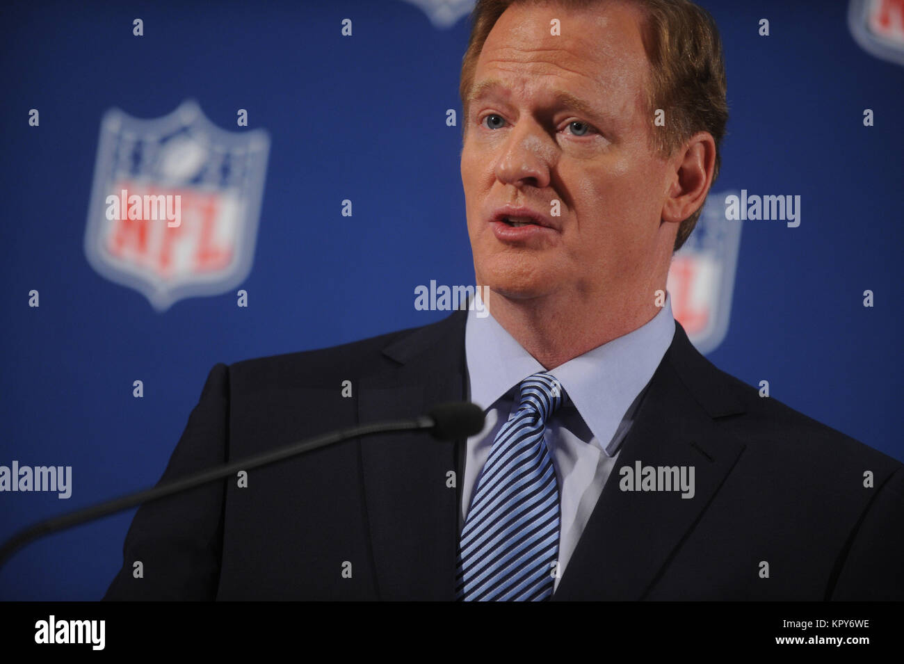 NEW YORK, NY - SEPTEMBER 19: National Football League commissioner ...