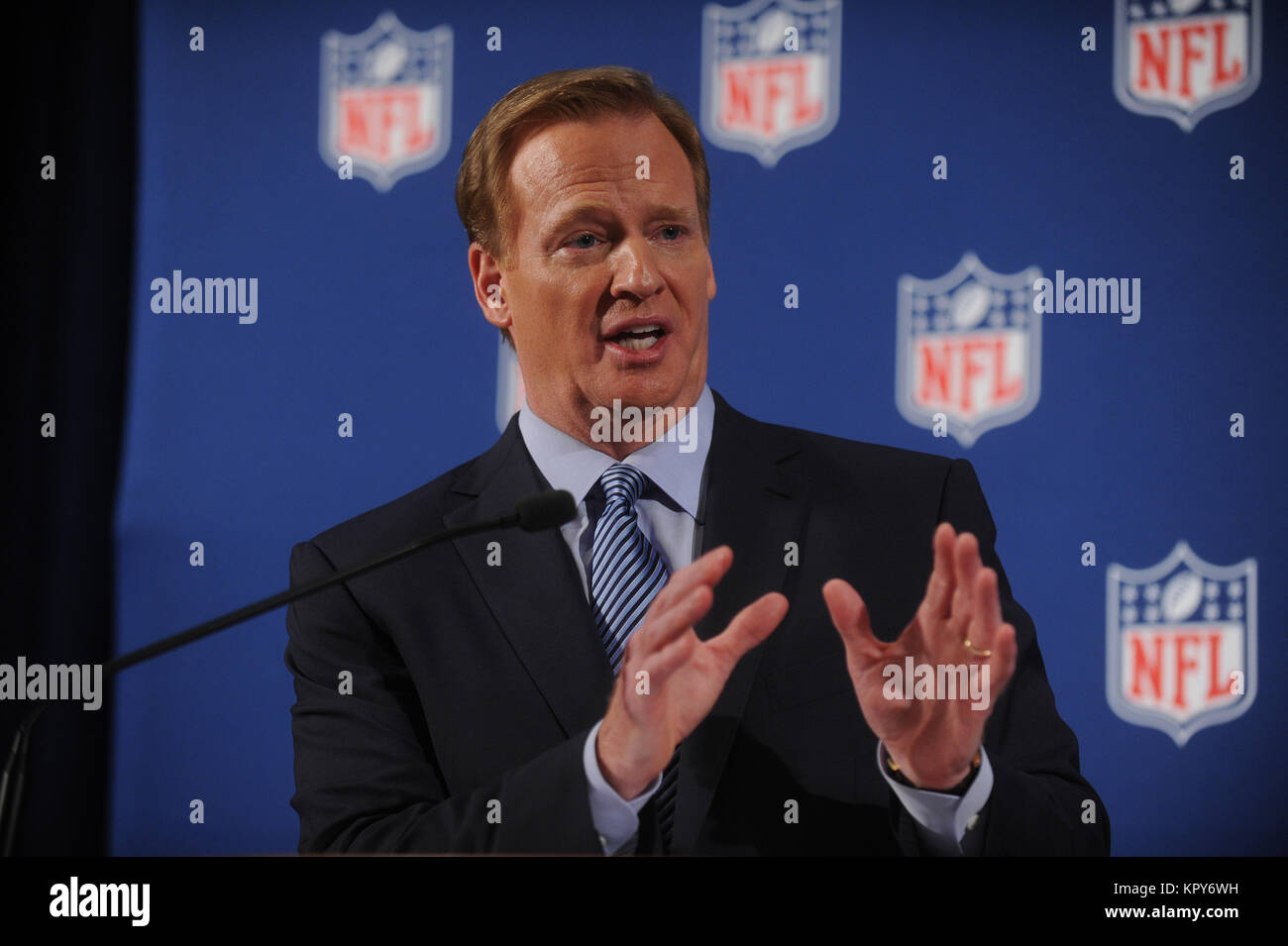 NEW YORK, NY - SEPTEMBER 19: National Football League commissioner ...