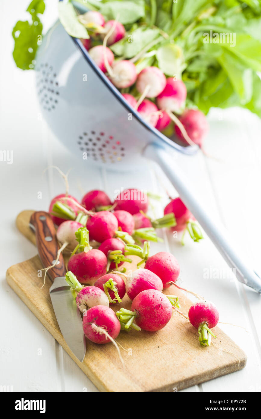 Fresh radishes vegetable Stock Photo - Alamy