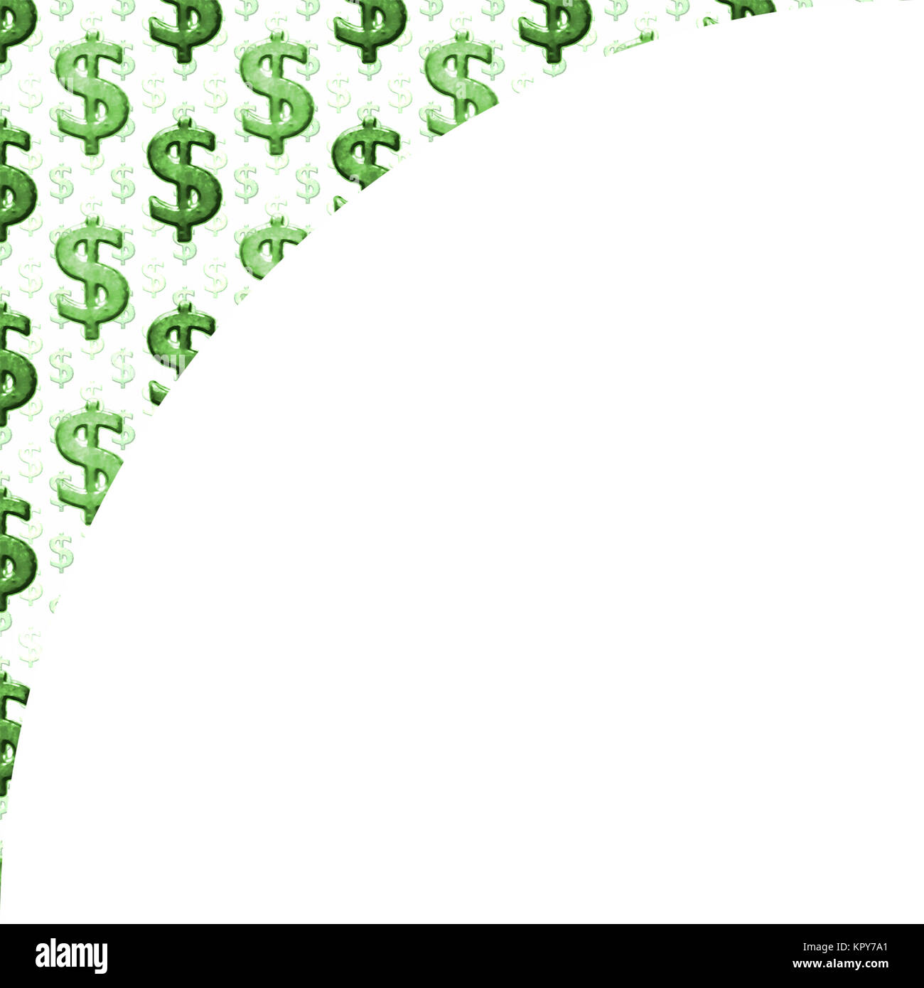 White Background with Money Pattern Borders Stock Photo - Alamy