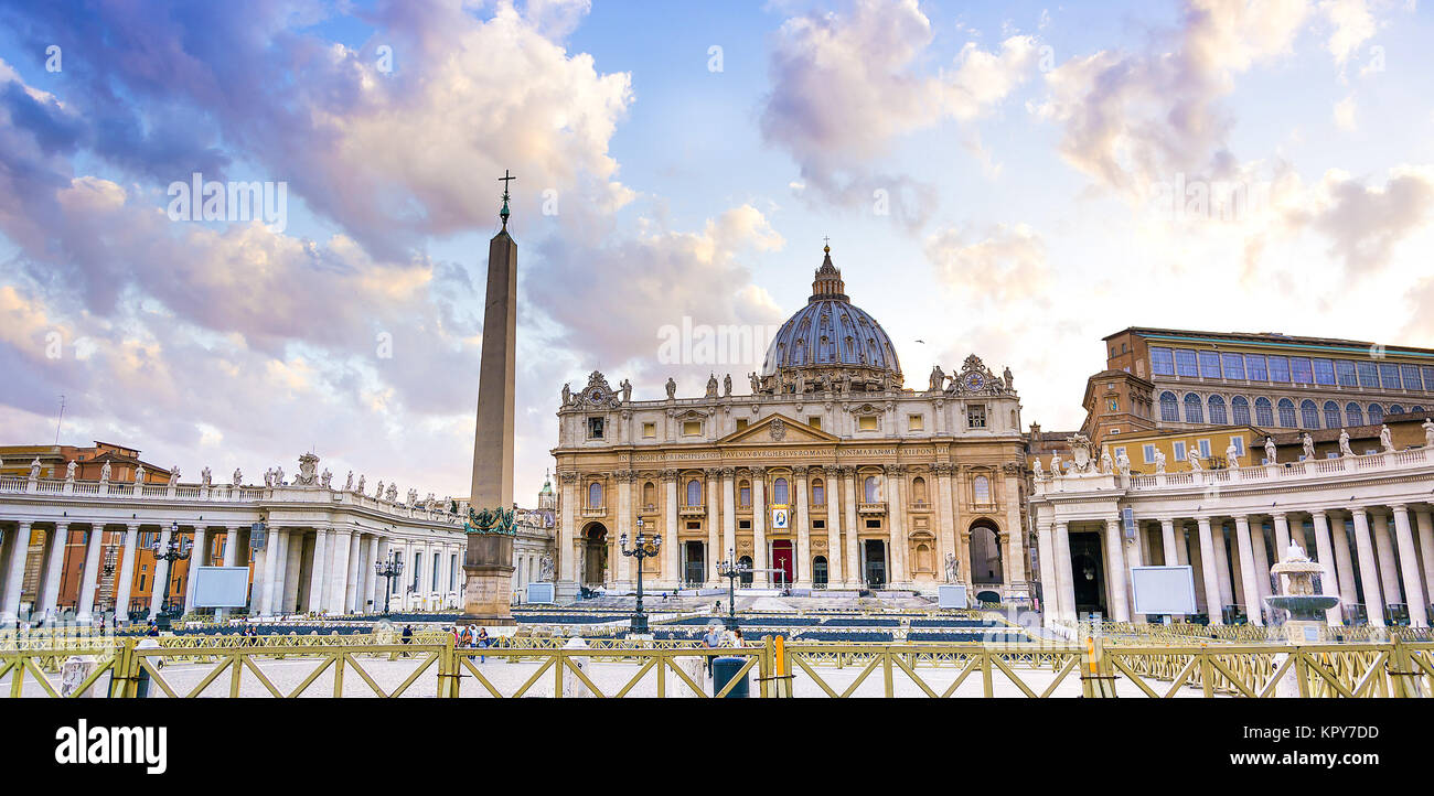 St. Peter's Square Stock Photo - Alamy
