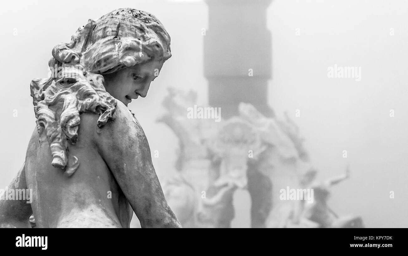 marble statue in Rome Stock Photo - Alamy