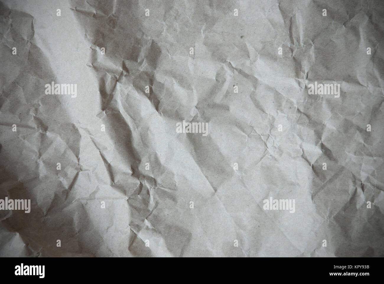 Crumpled Paper As Texture Or Background With Frame. Rustic, Vintage Or ...