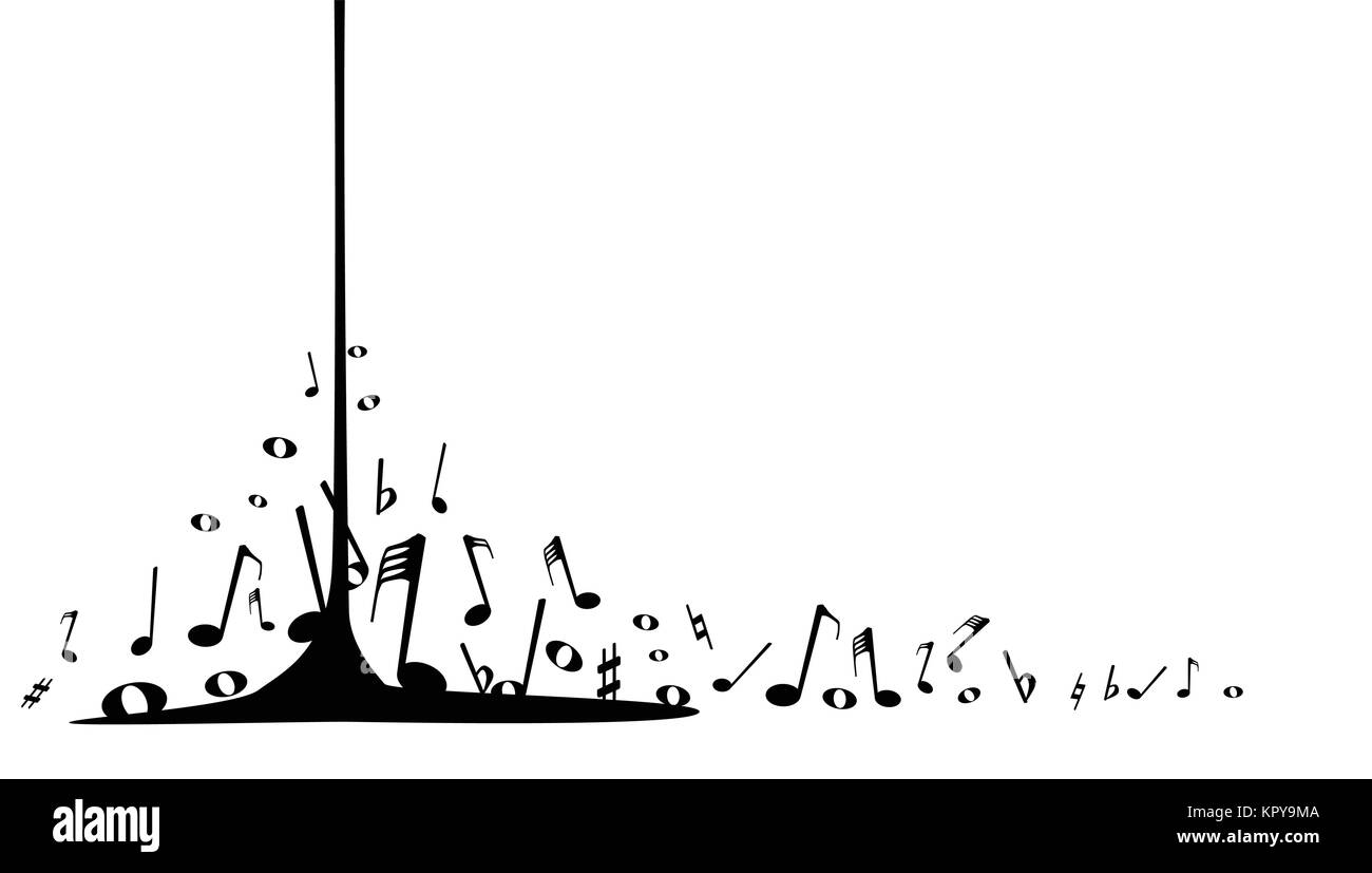 Dancing musical notes hi-res stock photography and images - Alamy