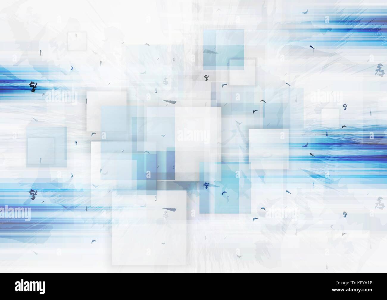 Grunge tech background with squares Stock Photo - Alamy