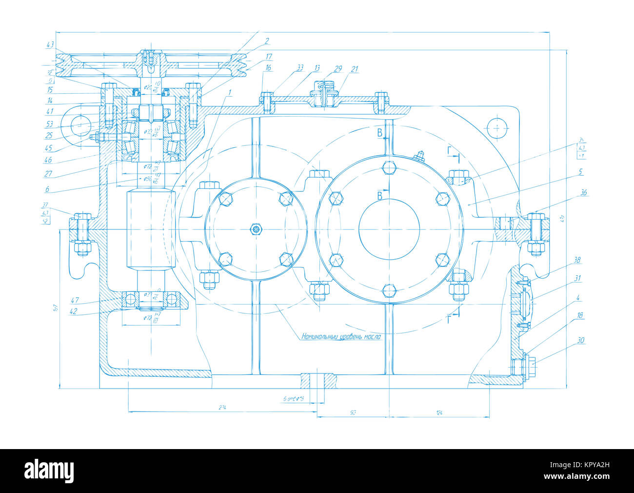 Abstract engineering drawing background Stock Photo - Alamy
