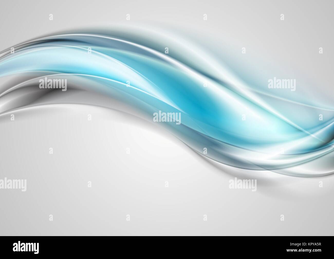 Abstract blue grey shiny waves background Stock Photo - Alamy