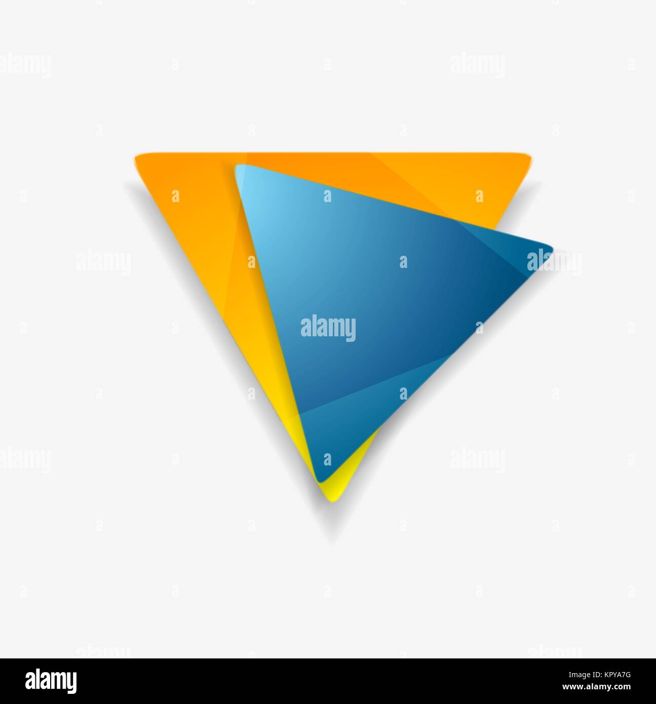 Background of abstract triangle shapes logo Stock Photo - Alamy