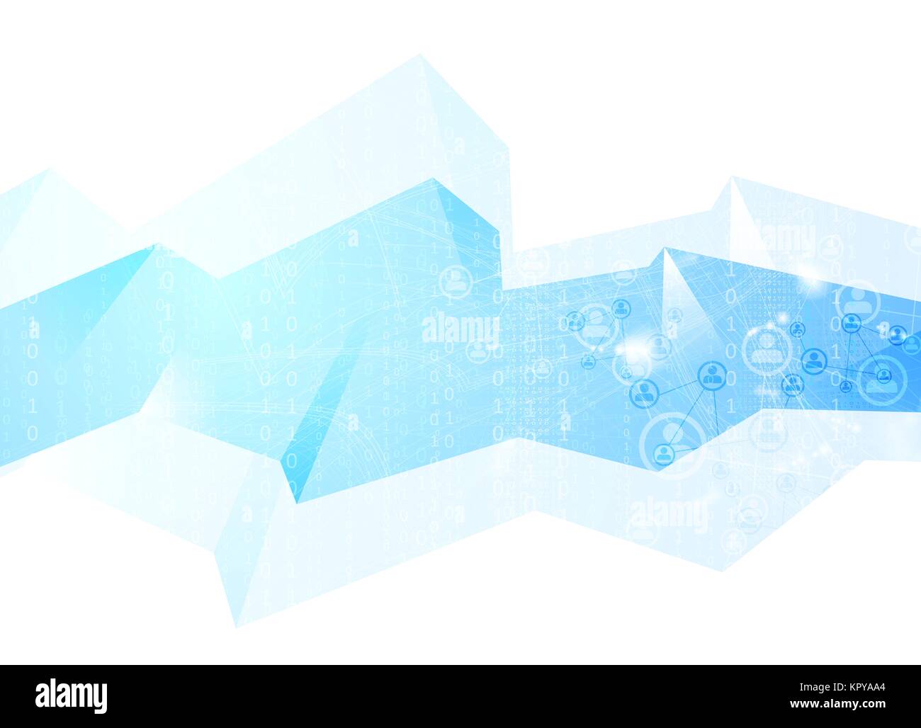 Team communication concept geometric background Stock Photo - Alamy