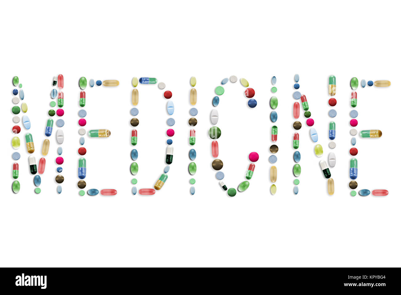 Medicine word Cut Out Stock Images & Pictures - Alamy