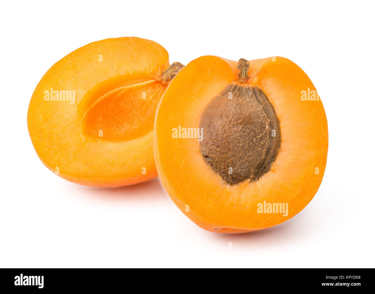 Fresh Yellow Apricot Stock Photo - Alamy