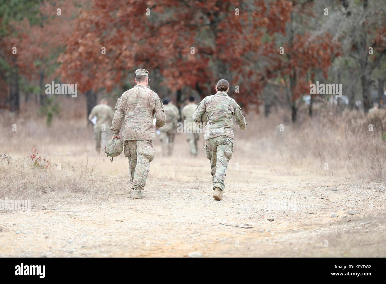U.S. Army paratroopers leave Luzon Drop Zone after completing their ...