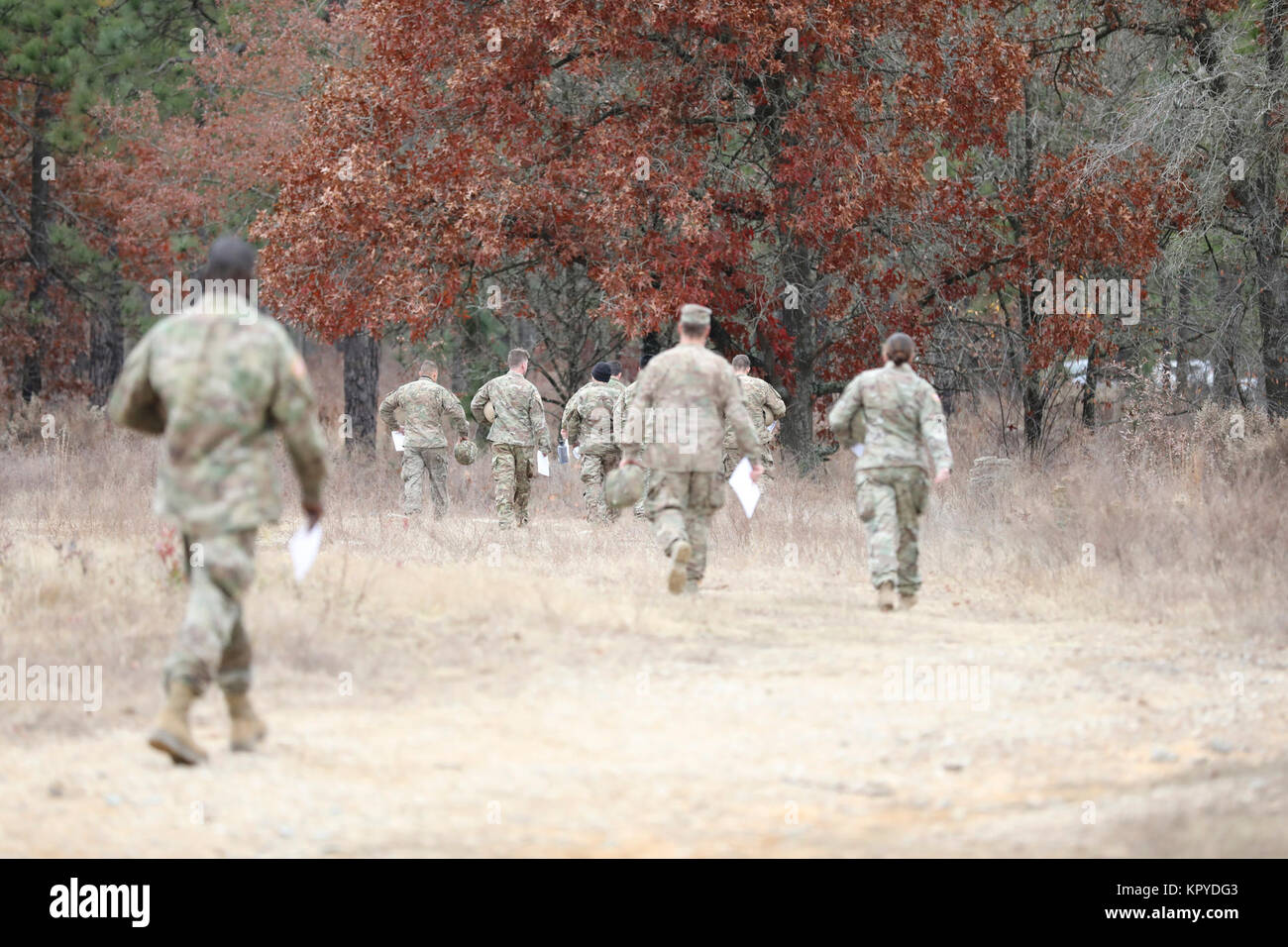 U.S. Army paratroopers leave Luzon Drop Zone after completing their ...