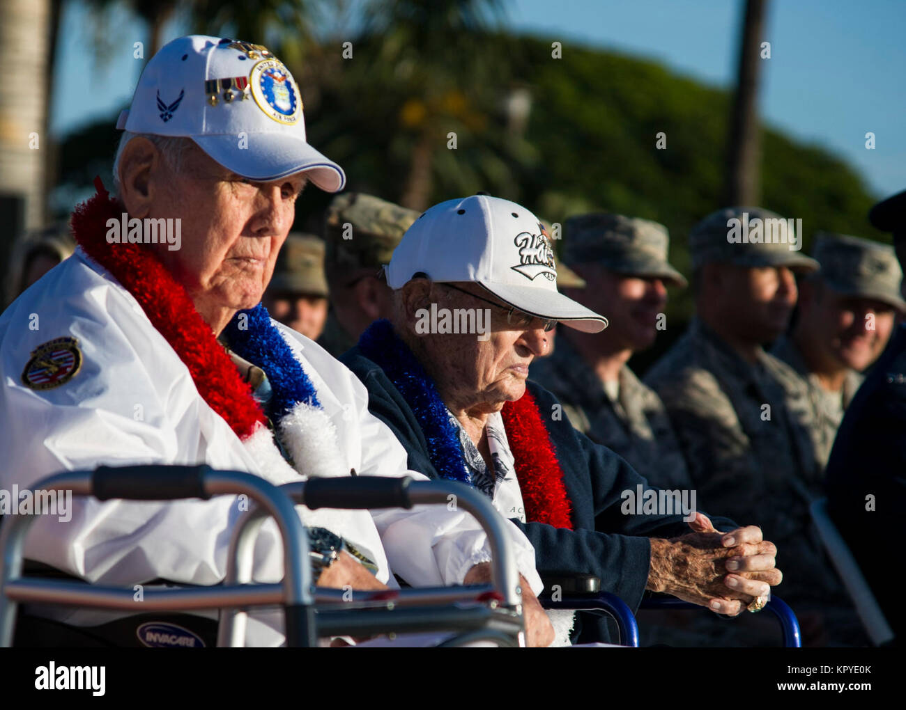 Retired Air Force Col. Andrew Kowalski and Tech. Sgt. Durward Swanson ...
