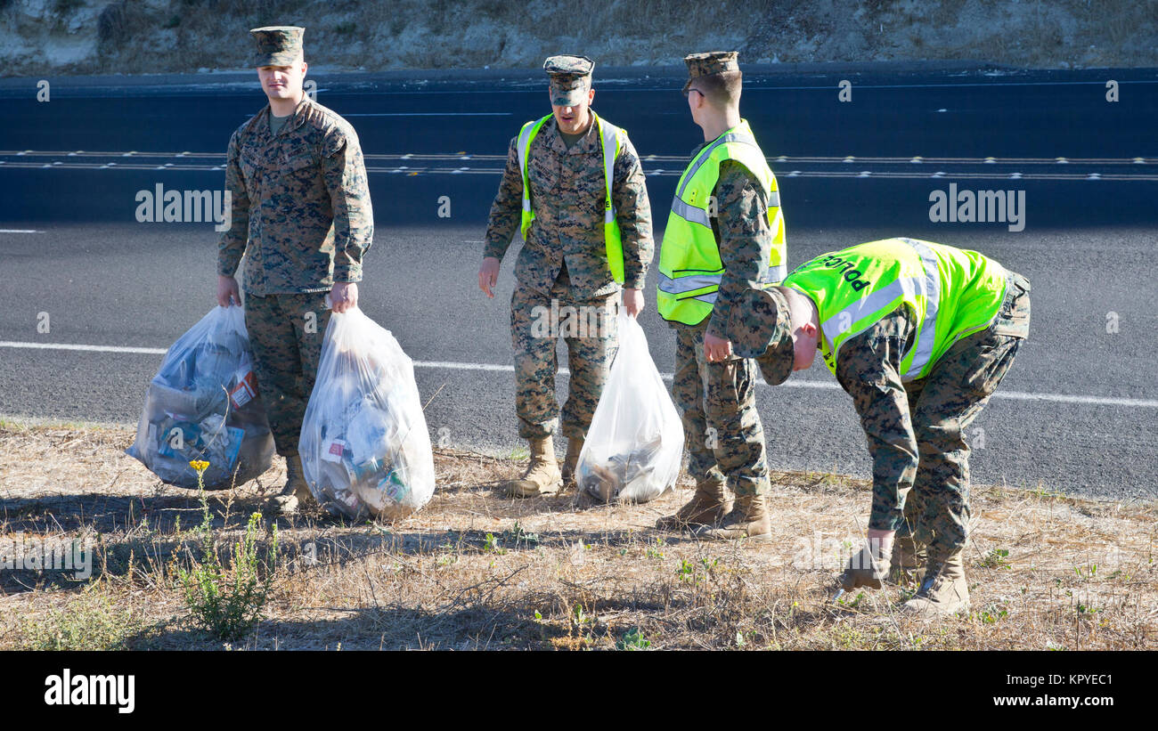 U.S Marines with Headquarters and Support Battalion, participates in ...