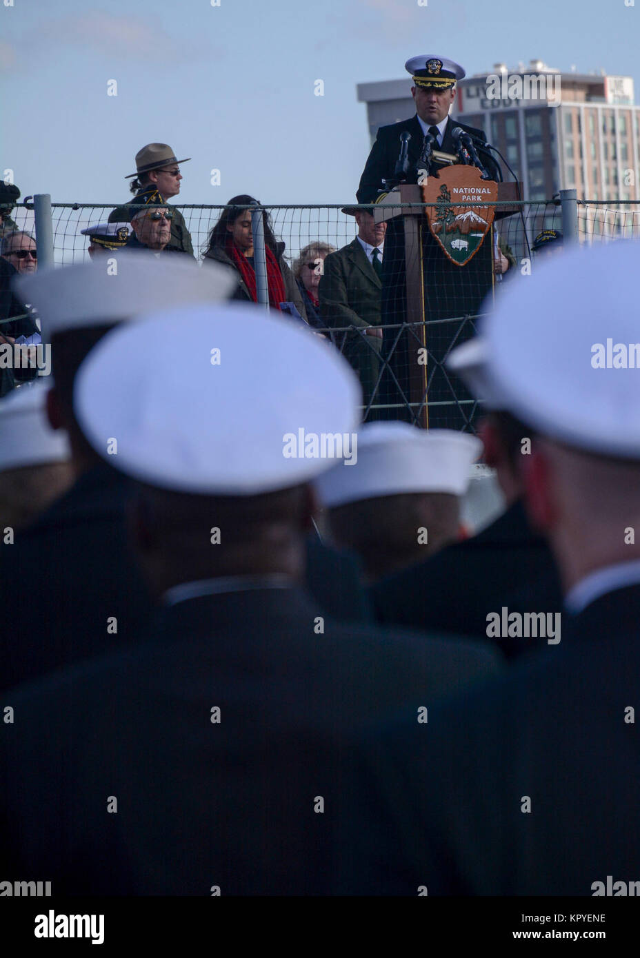 BOSTON (Dec. 7, 2017) Cmdr. Nathaniel R. Shick, 75th Commanding Officer ...