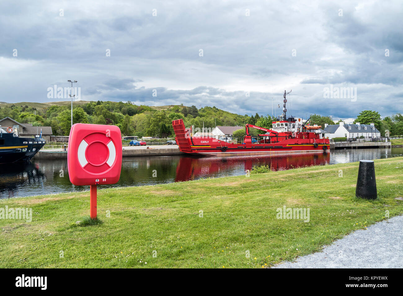 FORT WILLIAM / SCOTLAND - MAY 19 2017 : Ferguson Transport and shipping ...
