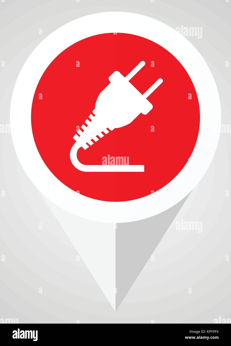 Power cable marker Stock Vector Images - Alamy