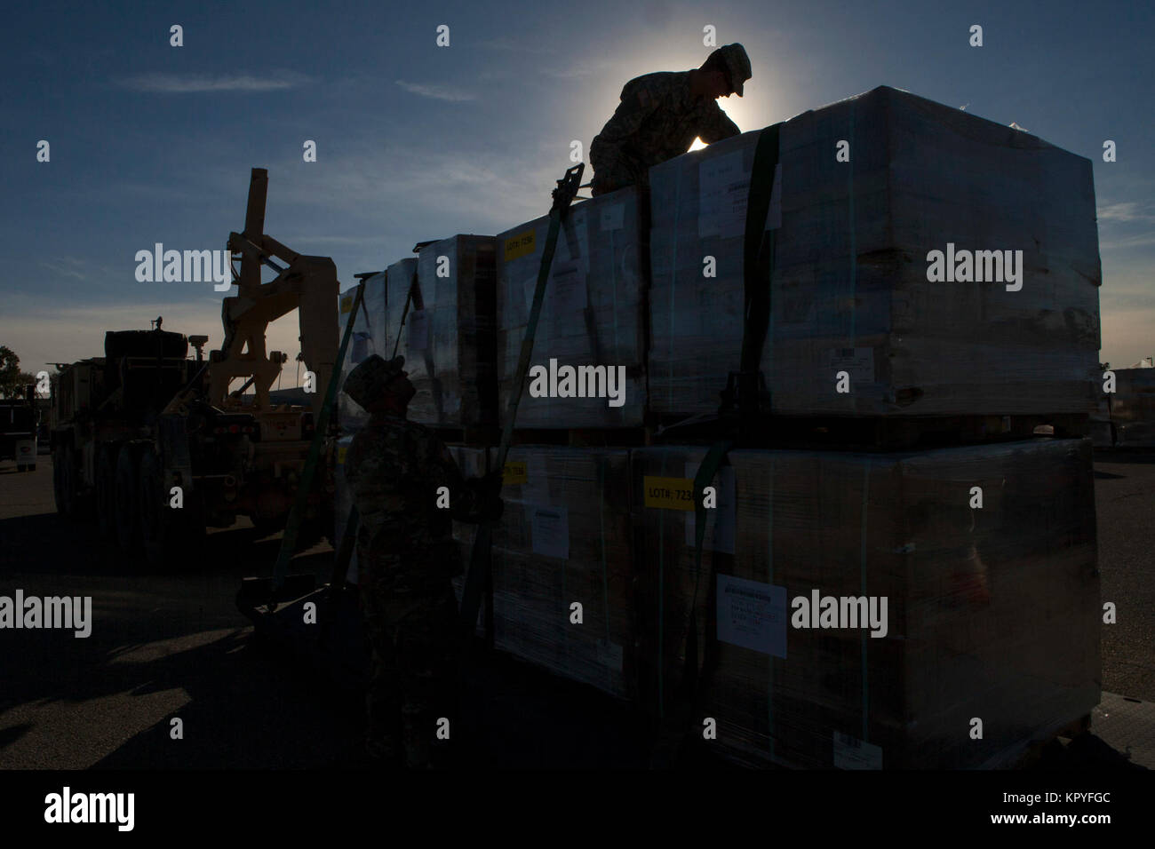 U.S. Army National Guard Private 1st Class Kane Coronado of the 756th ...
