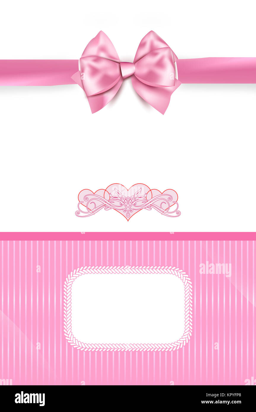 Ribbon Invitations Template