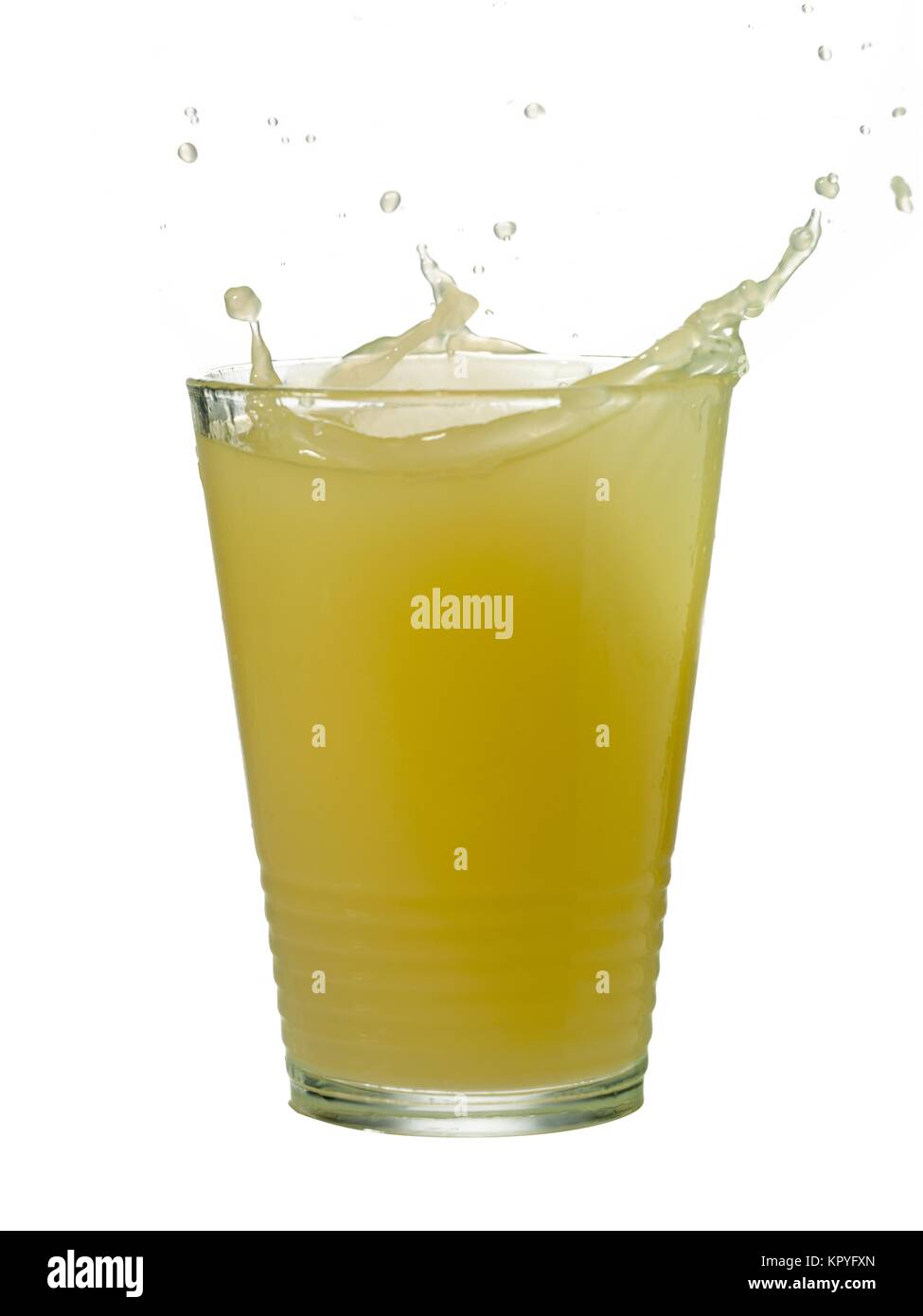 lemonade with a splash Stock Photo - Alamy