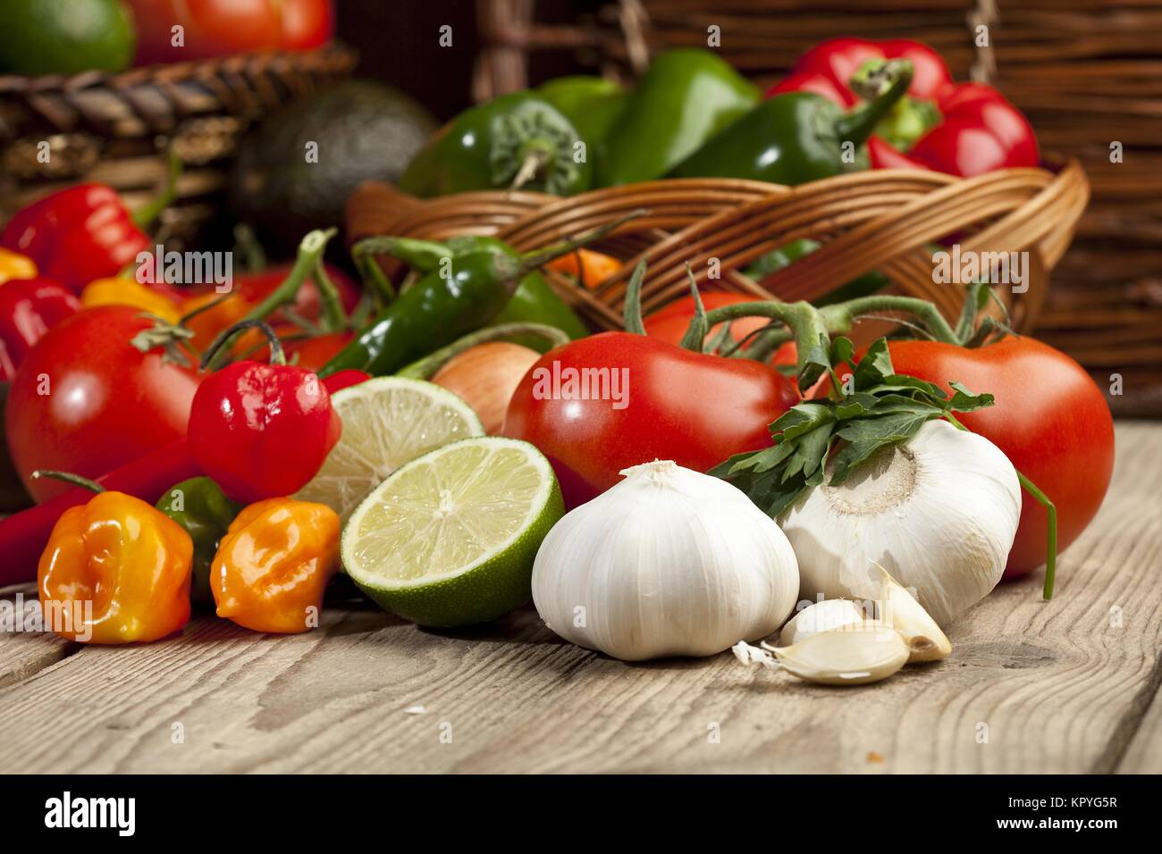 Mexican herbs and vegetables hi-res stock photography and images - Alamy