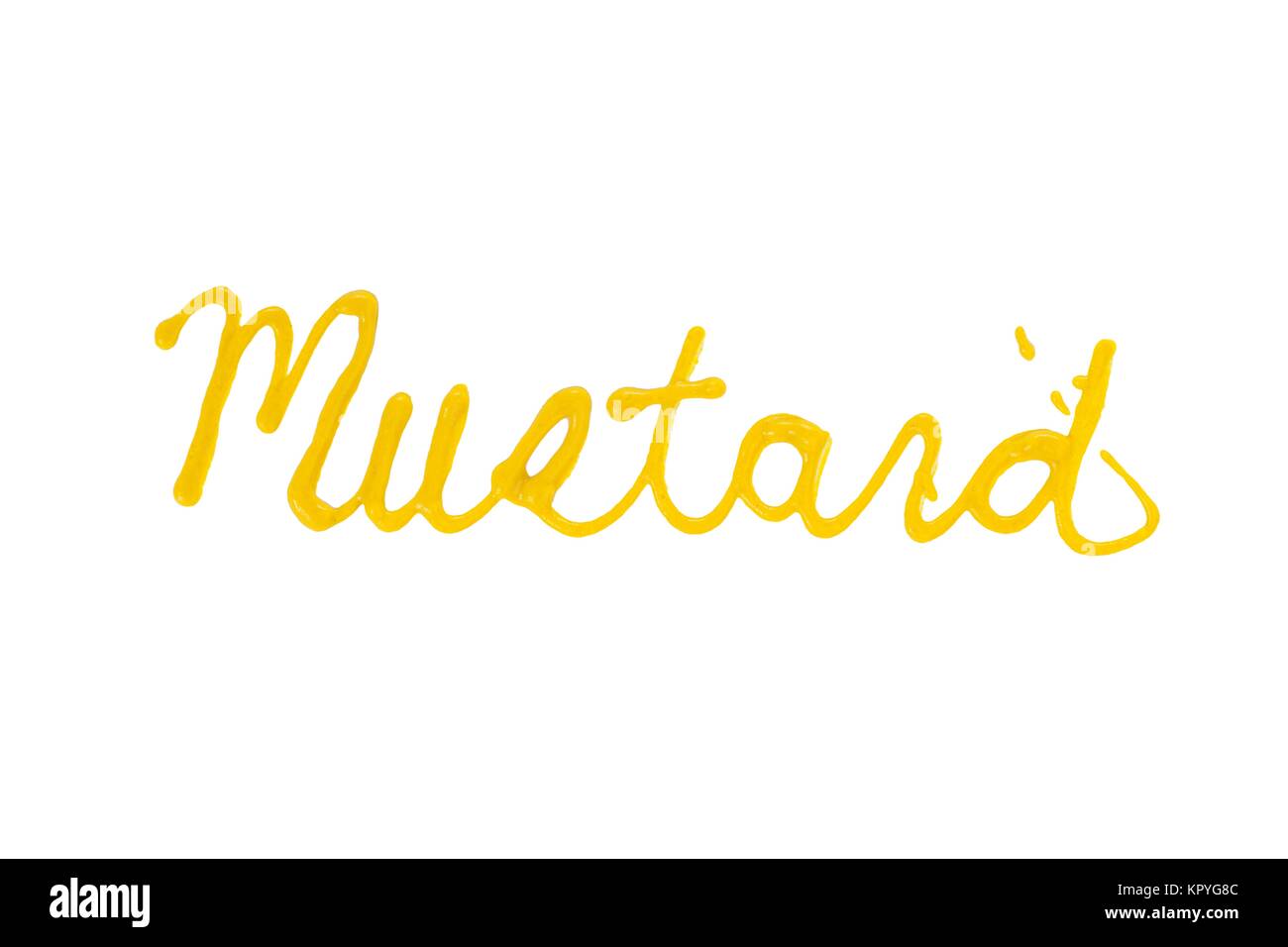 Classic yellow mustard Cut Out Stock Images & Pictures - Alamy