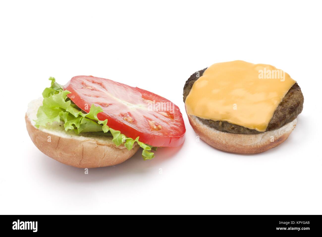 Stack burger Cut Out Stock Images & Pictures - Alamy