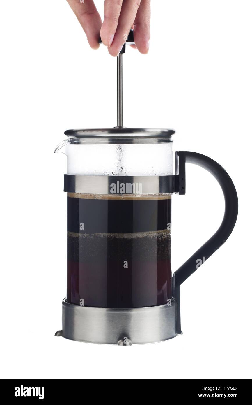 person opening coffee mug lid Stock Photo - Alamy