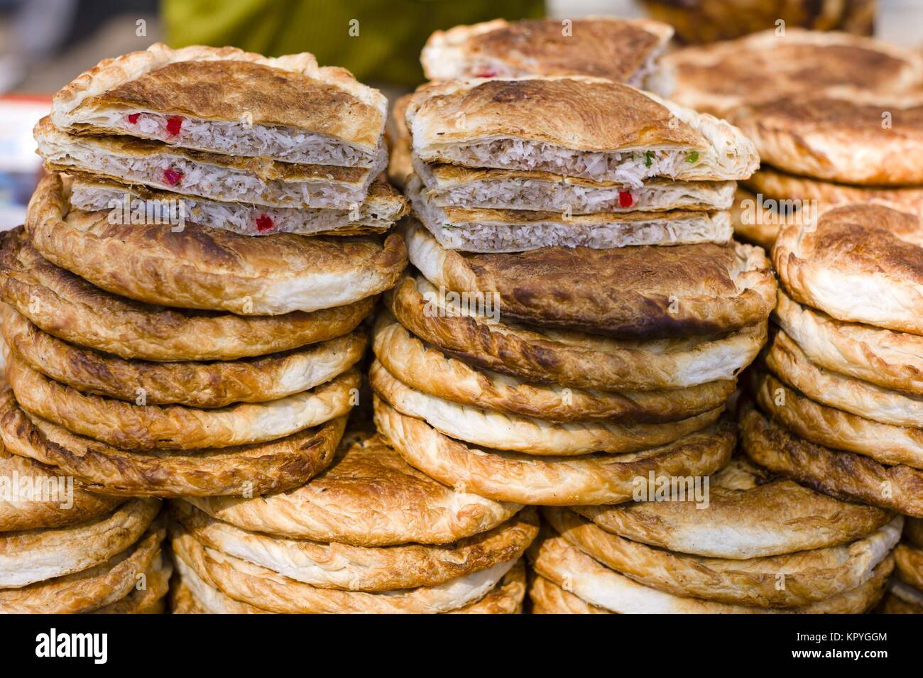 pile of rice bread Stock Photo - Alamy