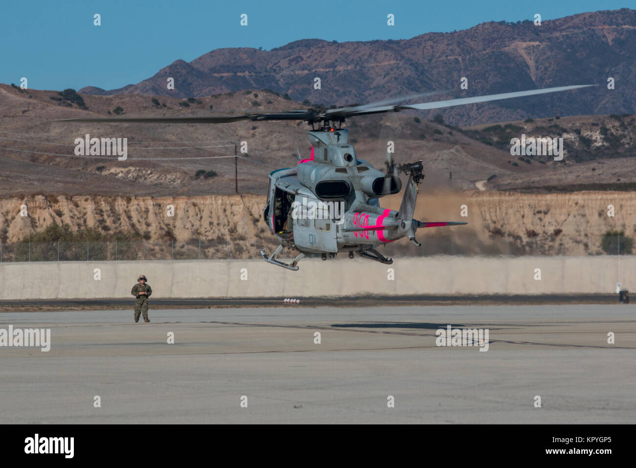The UH-1Y Venom from Marine Light Helicopter Squadron (HMLA 267, MCAS ...