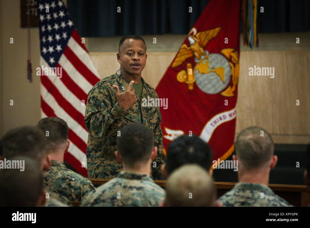 Maj. Gen. Craig Timberlake, commanding general, 3rd Marine Division ...