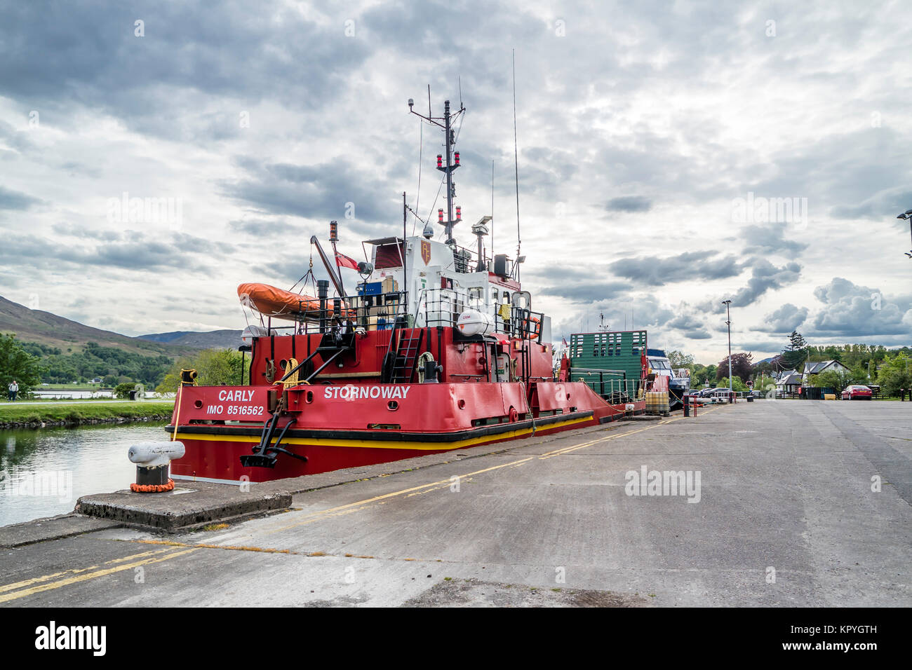 FORT WILLIAM / SCOTLAND - MAY 19 2017 : Ferguson Transport and shipping ...