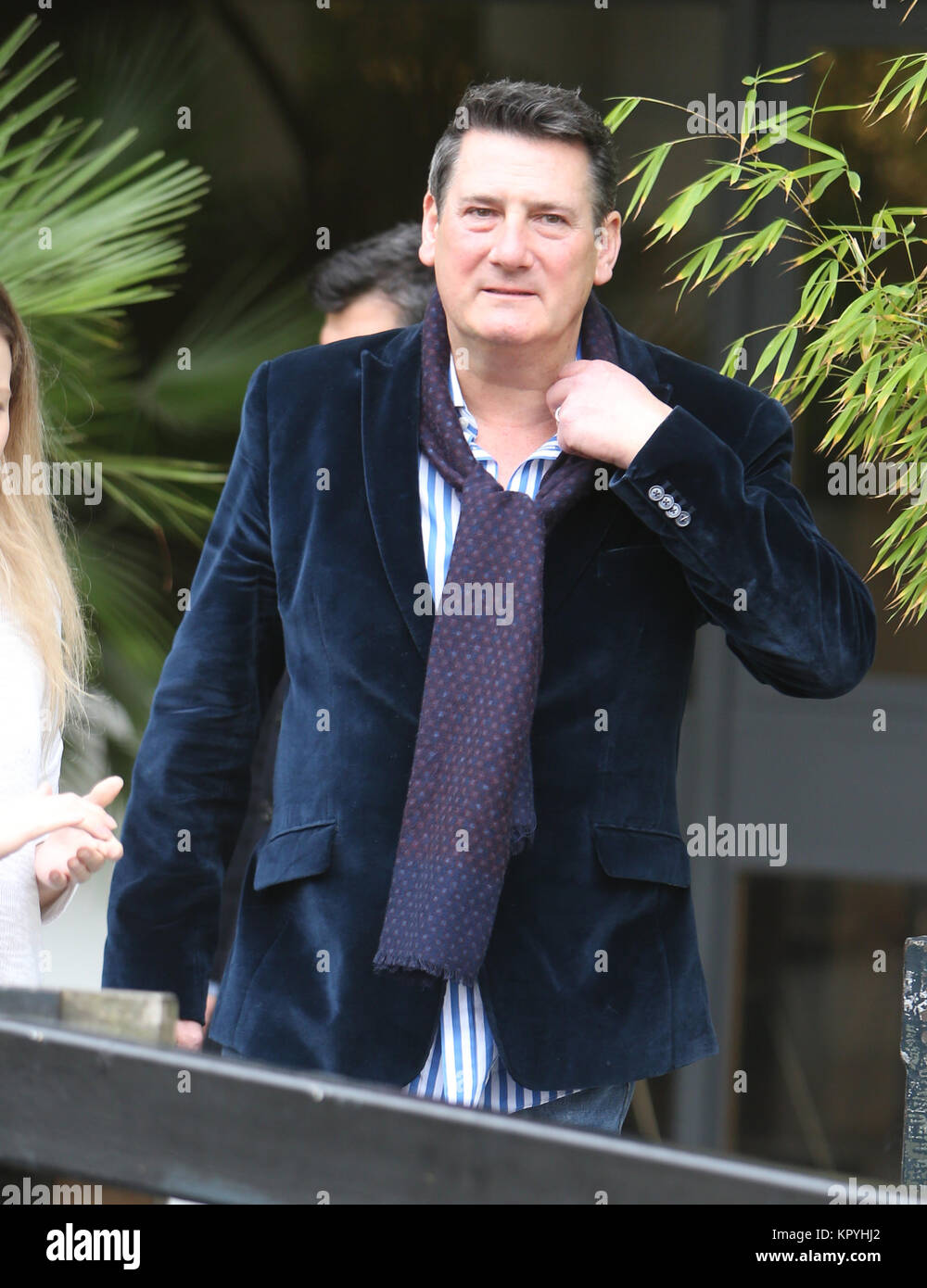 Tony Hadley outside ITV Studios Featuring: Tony Hadley Where: London ...