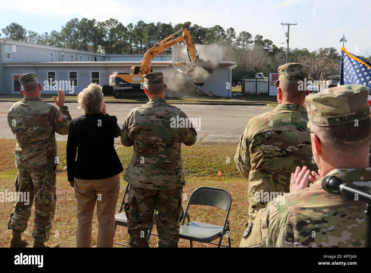 Local, state and North Carolina Guard celebrate at groundbreaking ...