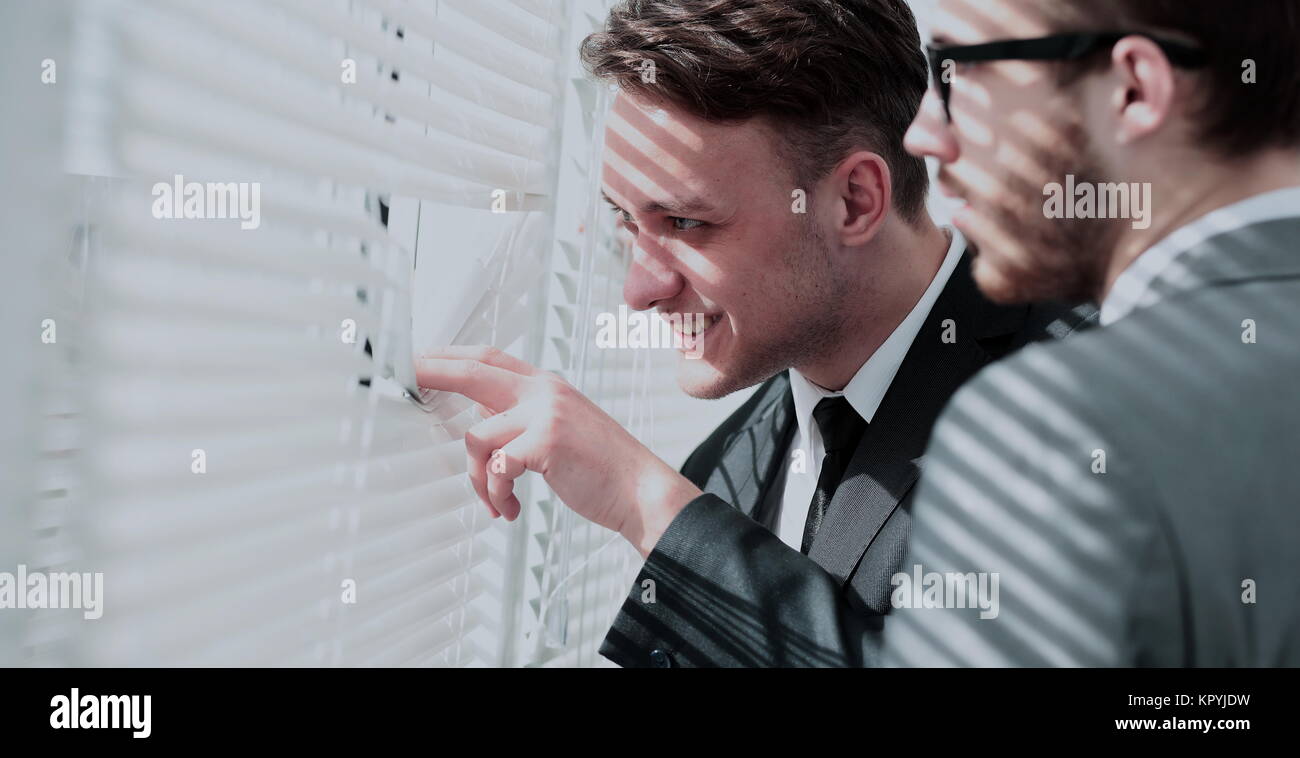 Smiling office staff pushes hi-res stock photography and images - Alamy