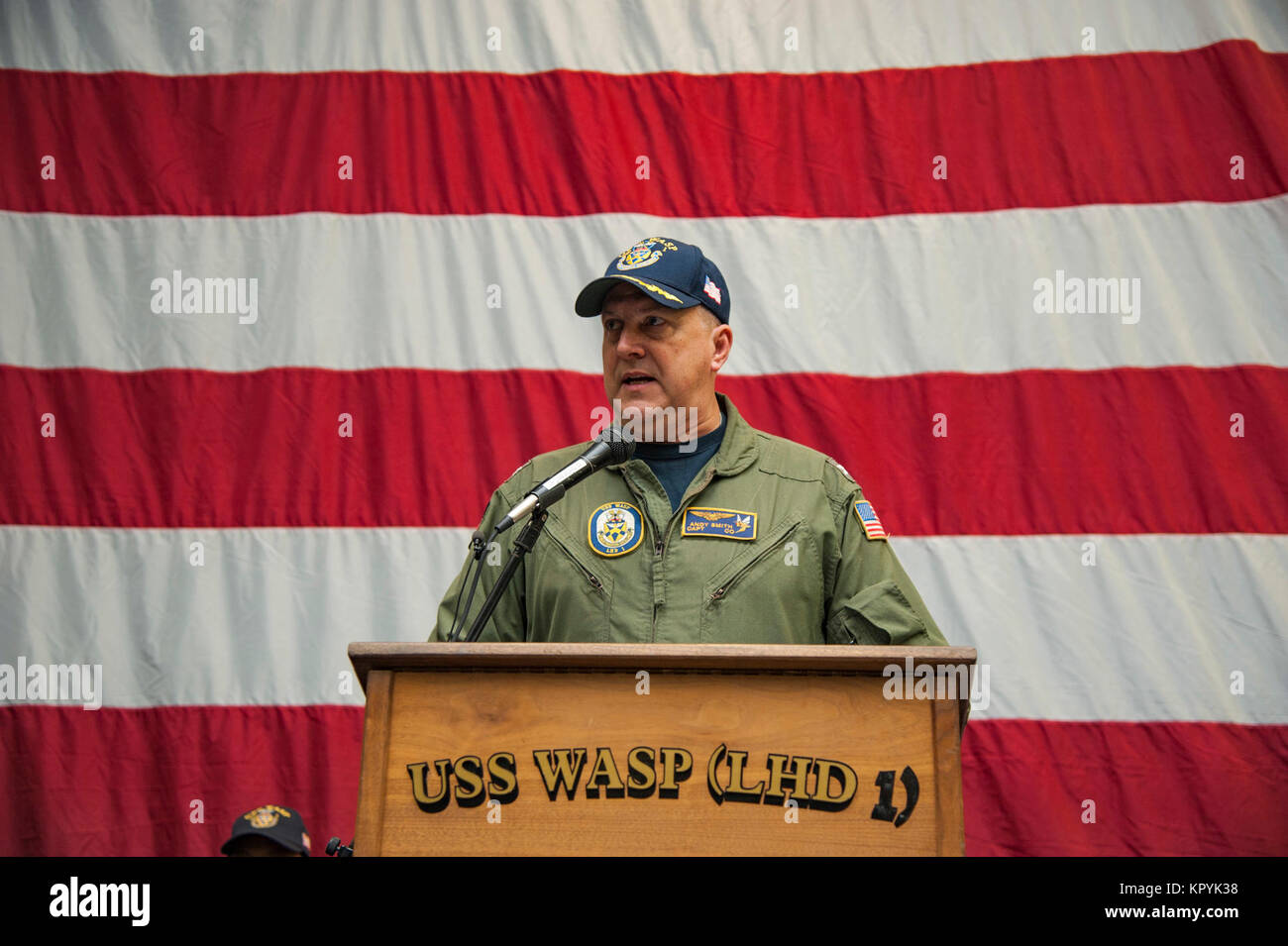 Uss wasp commanding officer hi-res stock photography and images - Alamy