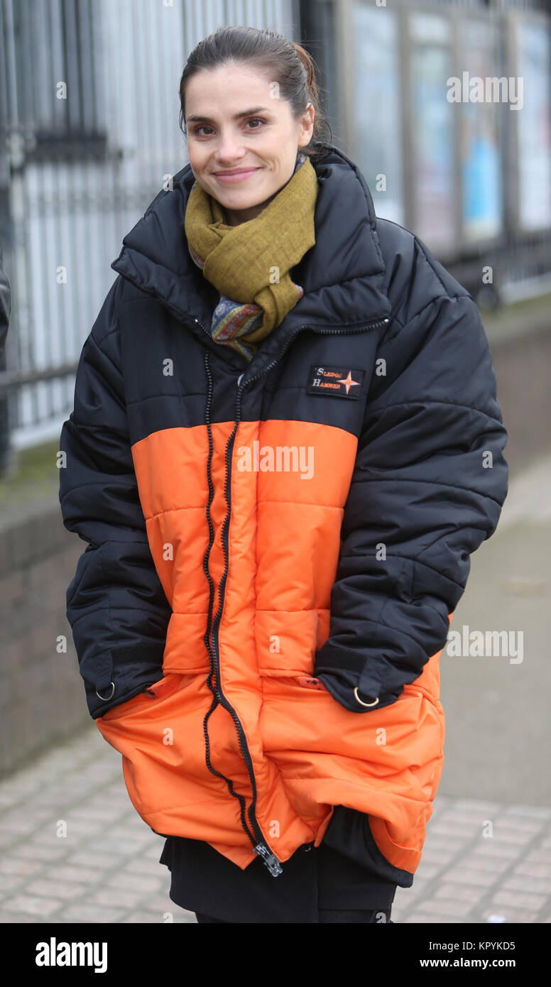 BBC filming new drama call Press on the south bank. Charlotte Riley ...